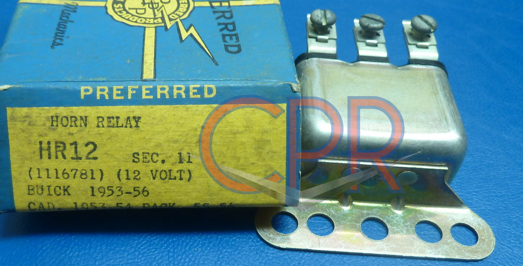 1953 1954 Cadillac Horn Relay 12V – CPR Cadillac Restoration Parts