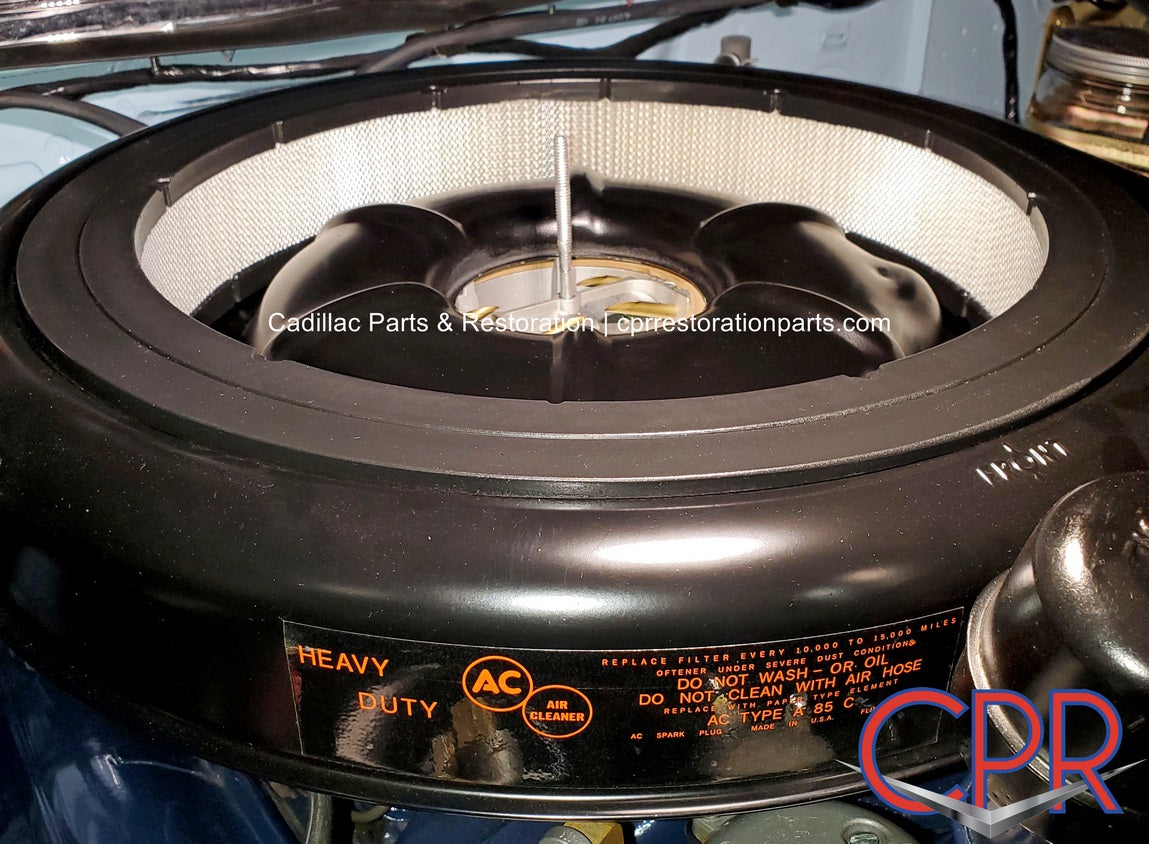 1959 1960 Cadillac 4 Barrel BBL Air Filter A85C Repro – CPR Cadillac ...