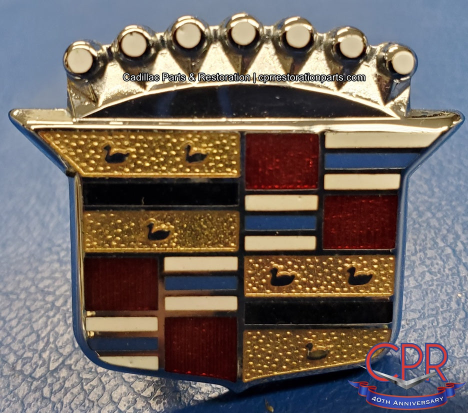 1964 1965 1967 Cadillac Roof Panel Wreath & Crest Emblem - NOS – CPR ...