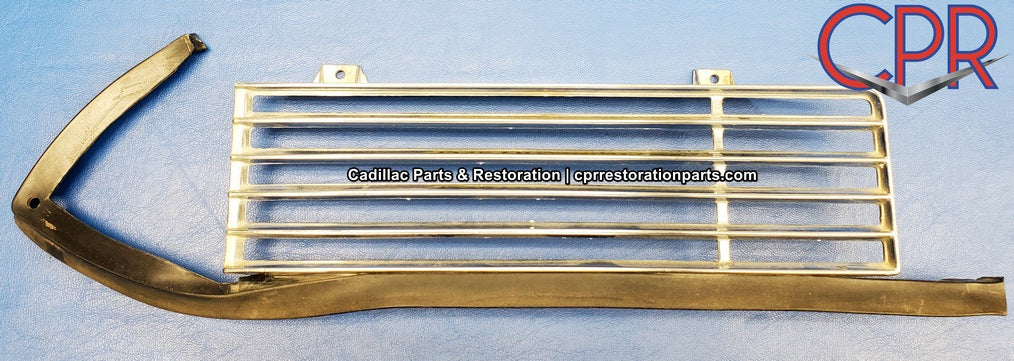 1970 Cadillac Cornering Lamp & Front Side Marker Bezel w. Filler - LH ...