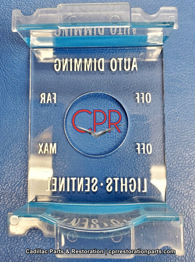 1970 Cadillac Twilight Sentinel Light Switch Escutcheon - NOS – CPR ...