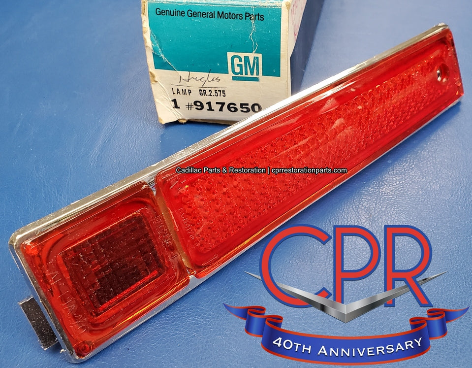 1970 Cadillac Rear Side Marker Lamp RH - NOS – CPR Cadillac Restoration ...