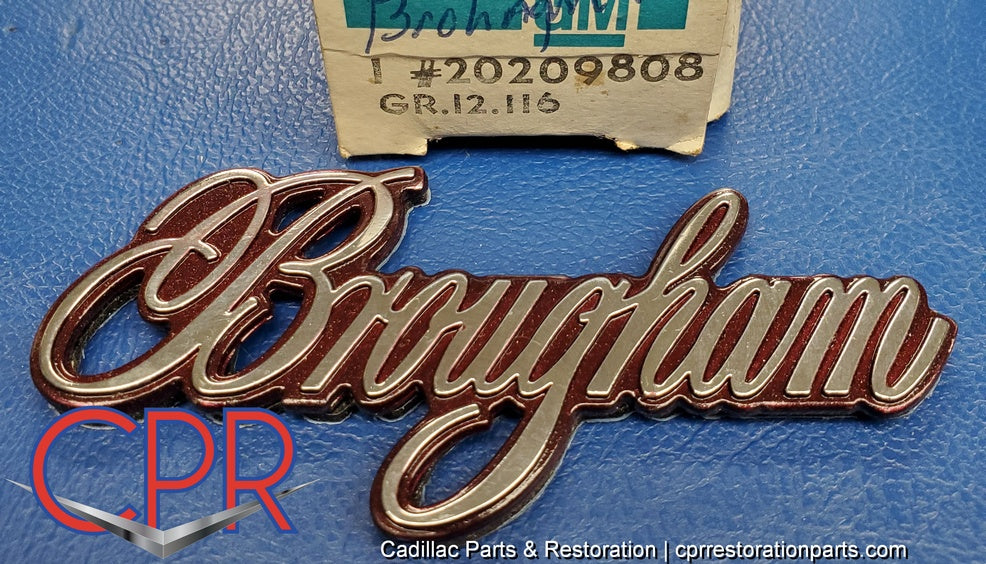 1980 Cadillac "Brougham" Script - Rear Quarter Panel - NOS – CPR ...