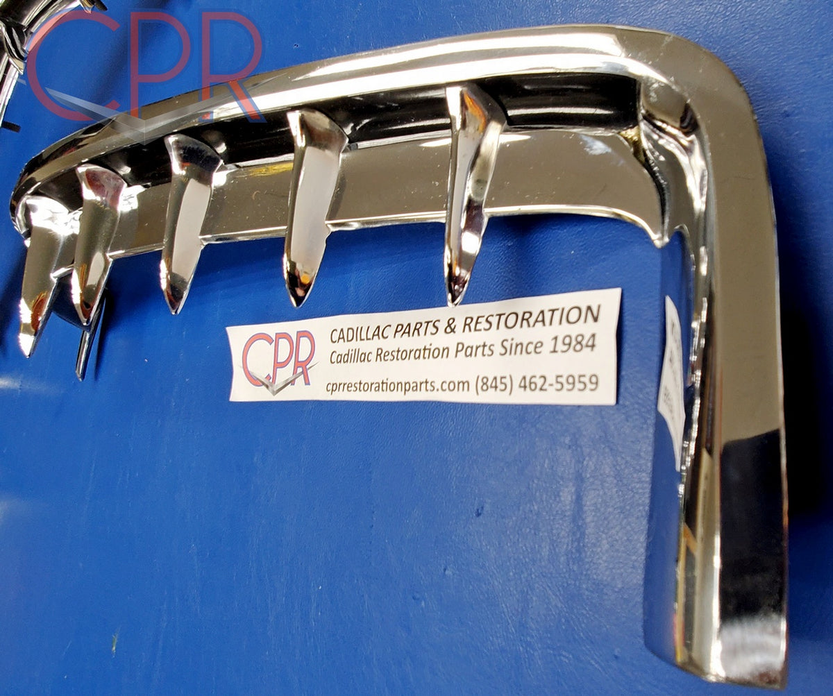 1956 Cadillac Rear Quarter Stone Guard Scoop Moldings (Pair) RARE! NOS ...