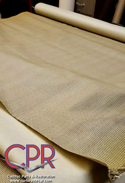 NOS! 1959 1960 Cadillac Tan Trunk Lining Material Fabric 8 Yards – CPR ...